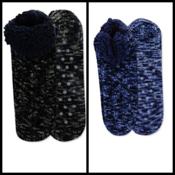 K. Bell | Underwear & Socks | Mens Sherpa Slipper Sockblack | Poshmark